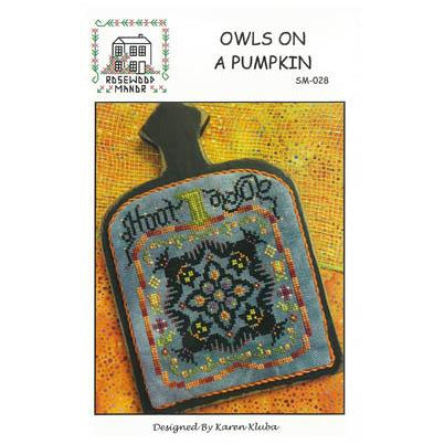 Rosewood Manor ~ Owls On a Pumpkin Pattern – Hobby House Needleworks
