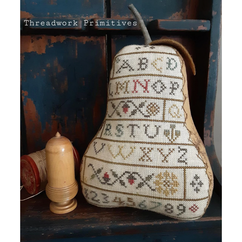 Threadwork Primitives ~ Sampler Pear Pattern – Hobby House Needleworks