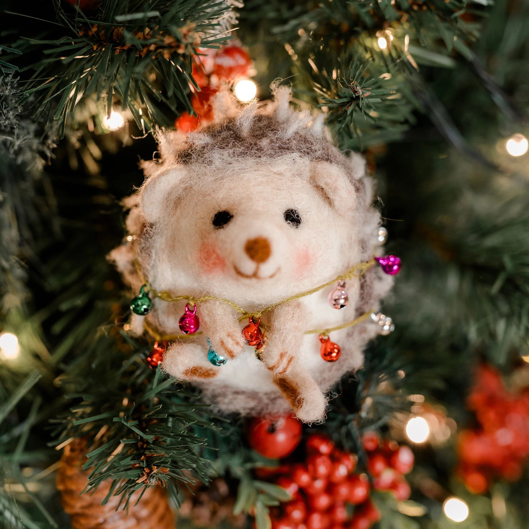 The Crafty Kit Company | Christmas Hedgehog Needle Felting Kit – Hobby ...