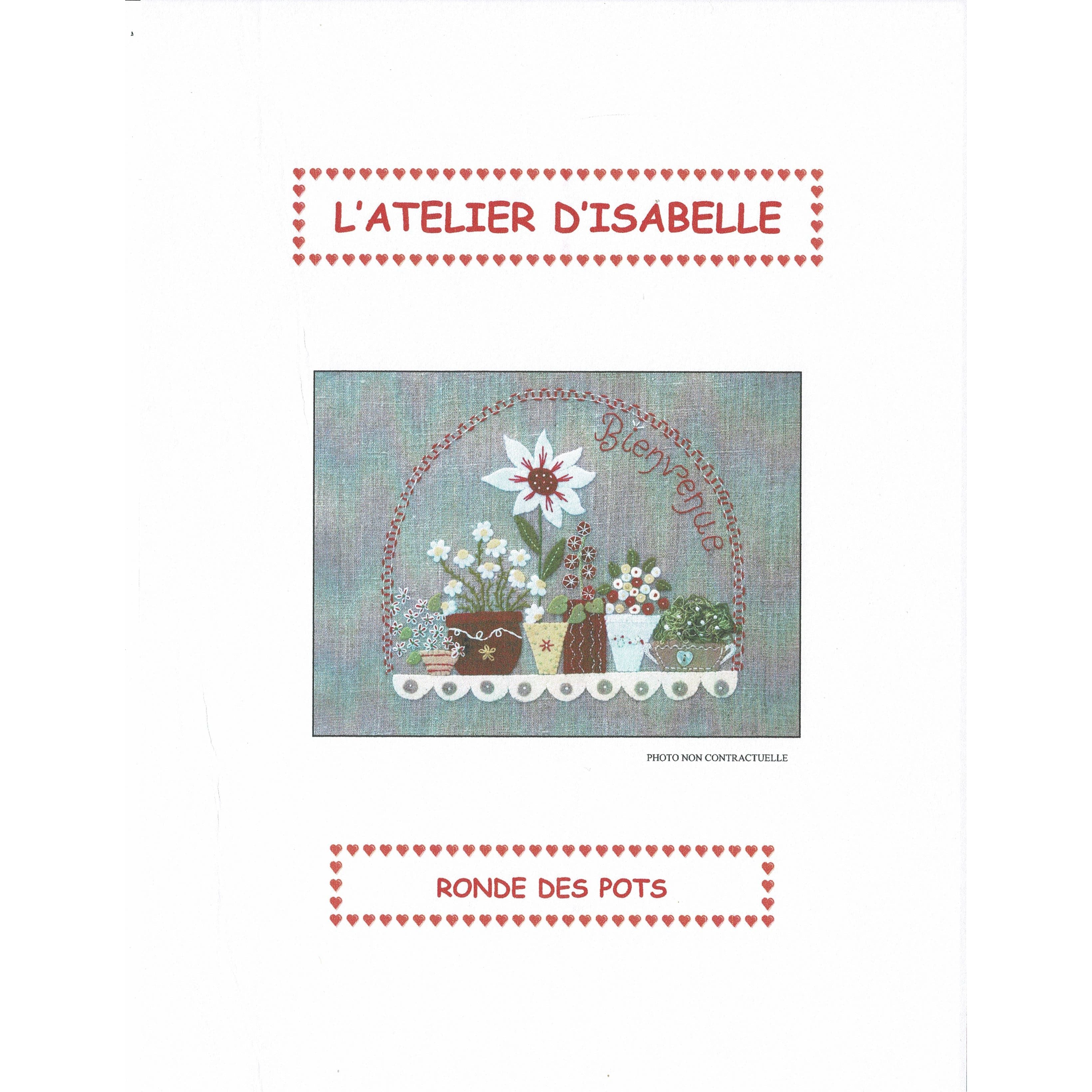 L'Atelier D'Isabelle ~ Ronde Des Pots Applique Pattern – Hobby House ...