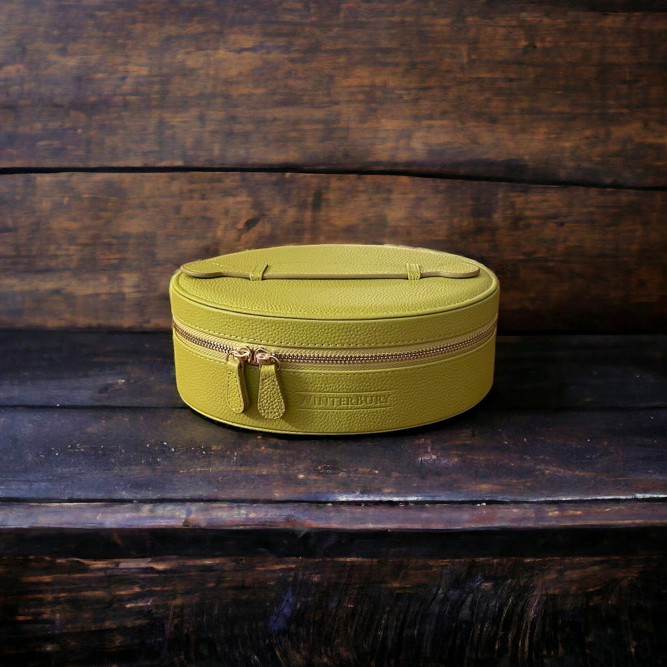 WinterBury Citron Leather Needlework Travel Case - Spring Line – Hobby ...