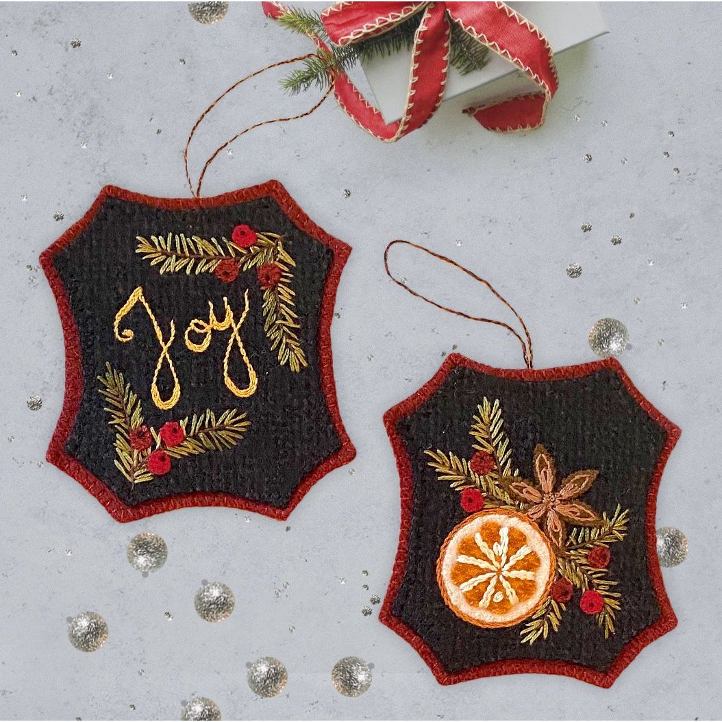 Karen Yaffe Designs ~ Bits of Joy Ornaments Wool Applique Pattern ...