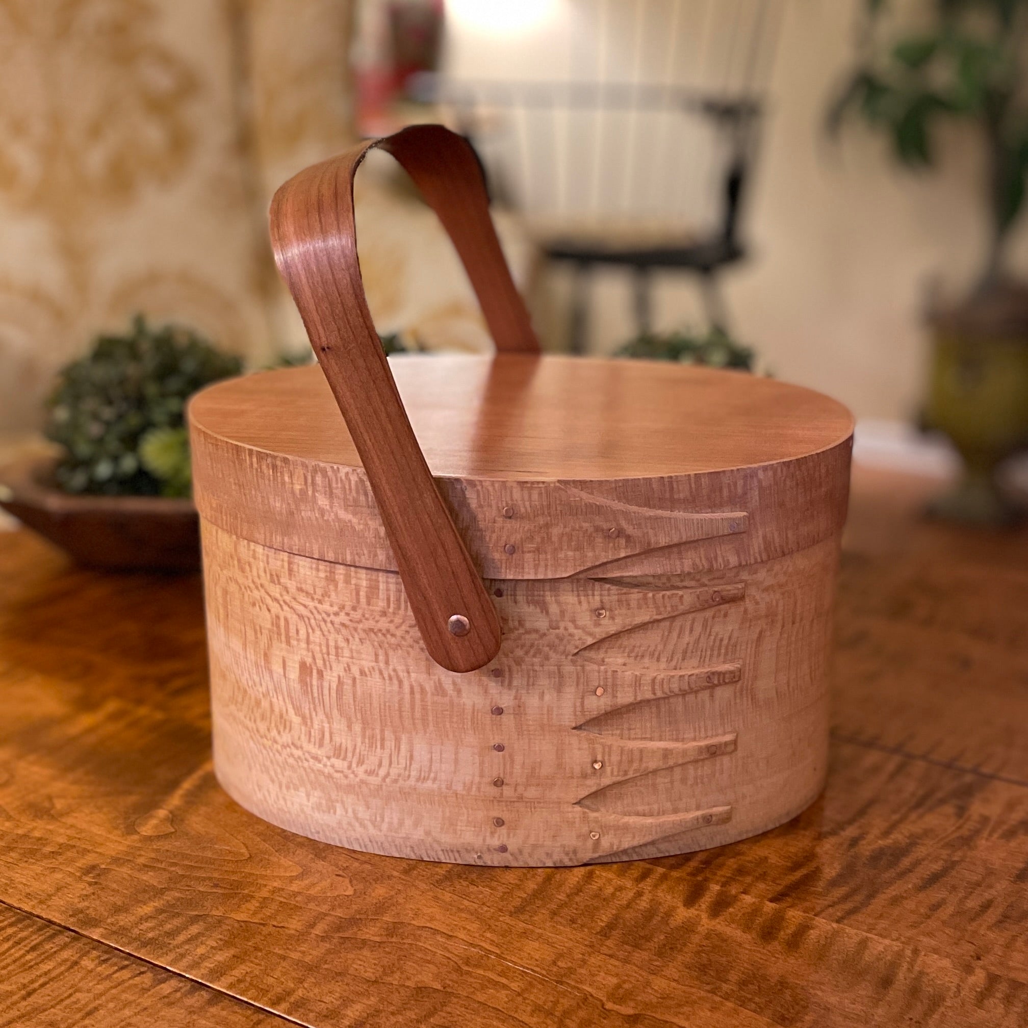 Suffolk Shaker Shop Shaker Oval #6 Sewing Box | Mixed Wood – Hobby ...