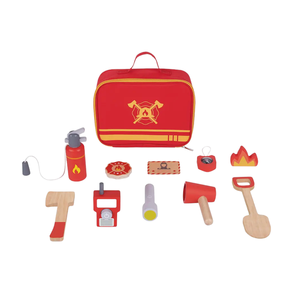 Wooden Little Firefighter Play Set – Hobby House Needleworks