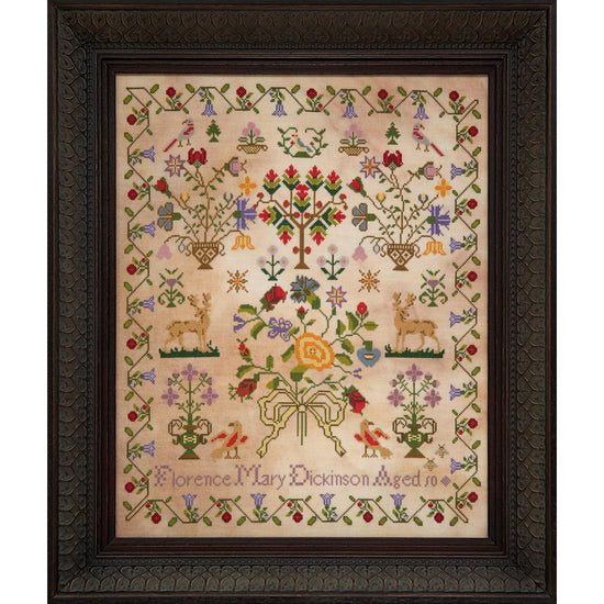 Hands Across The Sea ~ Florence Mary Dickinson Sampler Pattern – Hobby ...