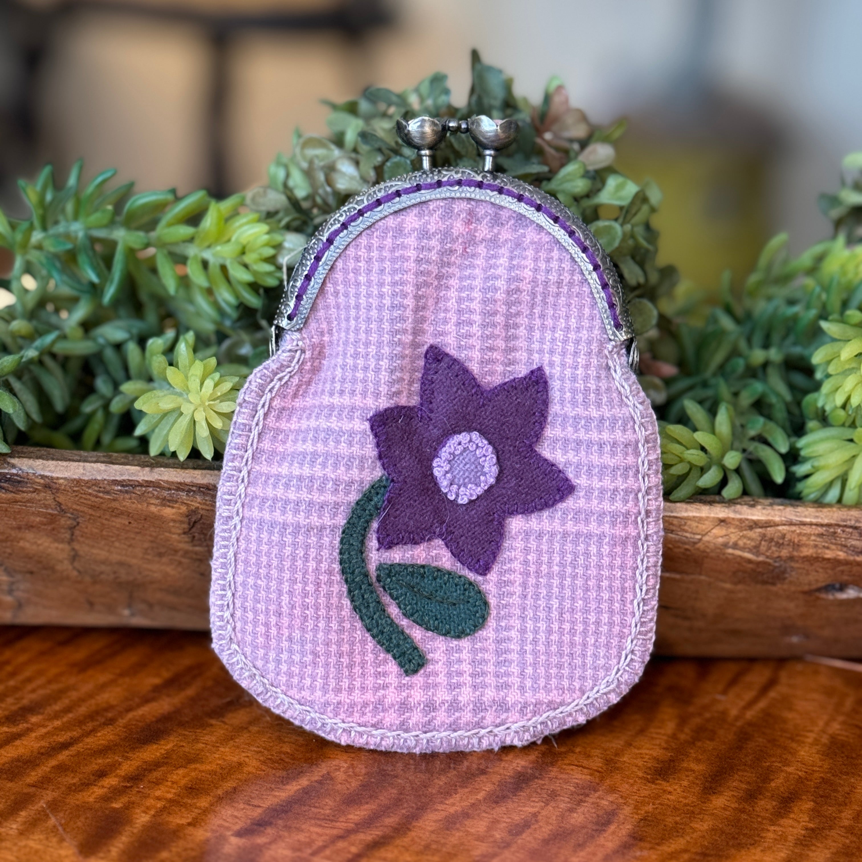 Paxe's Designs | #2 Hand-Made Flower Wool Pouch – Hobby House Needleworks