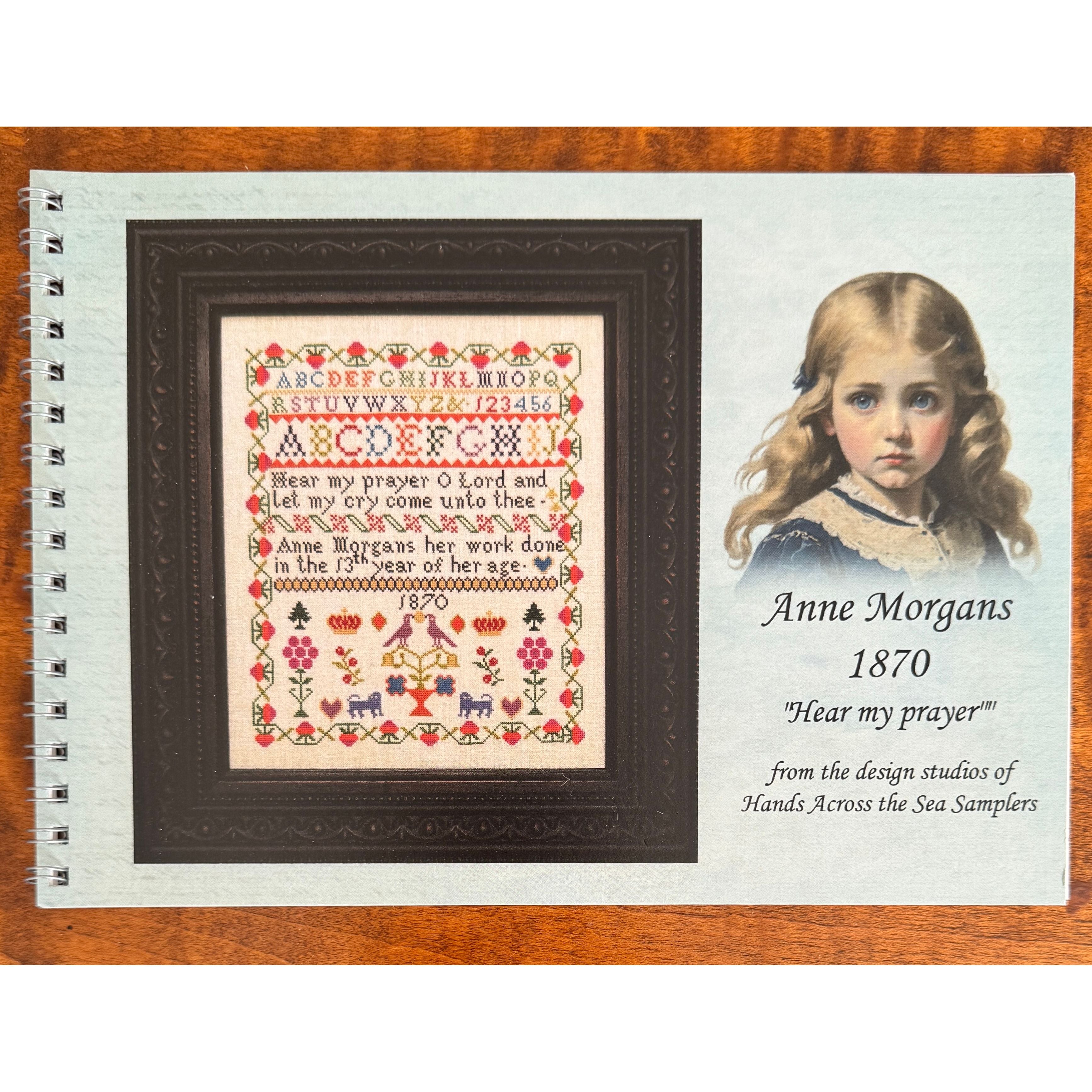 Hands Across The Sea Samplers | Anne Morgans 1870 Sampler Pattern Book ...