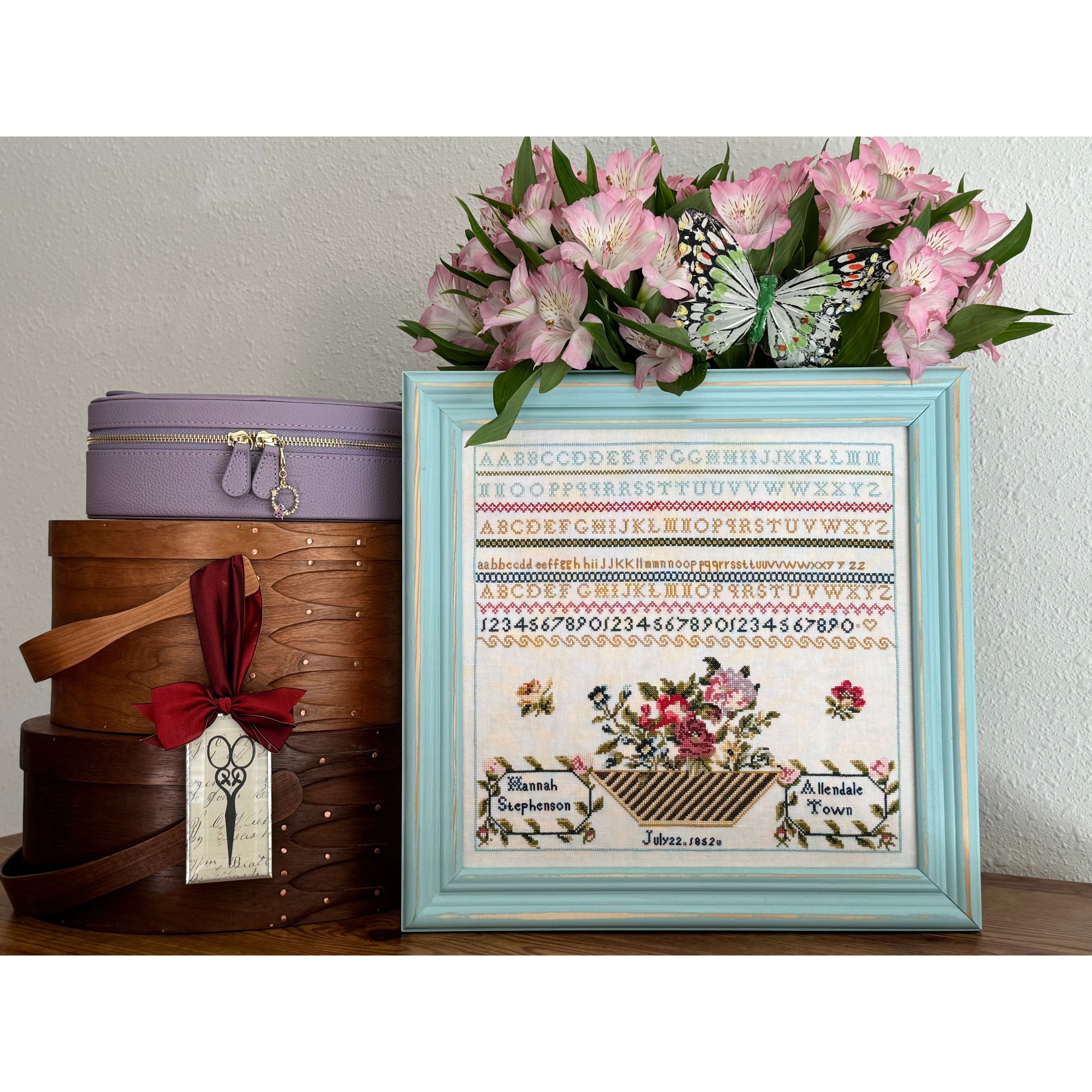 Just Stitching Along | Hannah Stephenson 1852 – Hobby House Needleworks