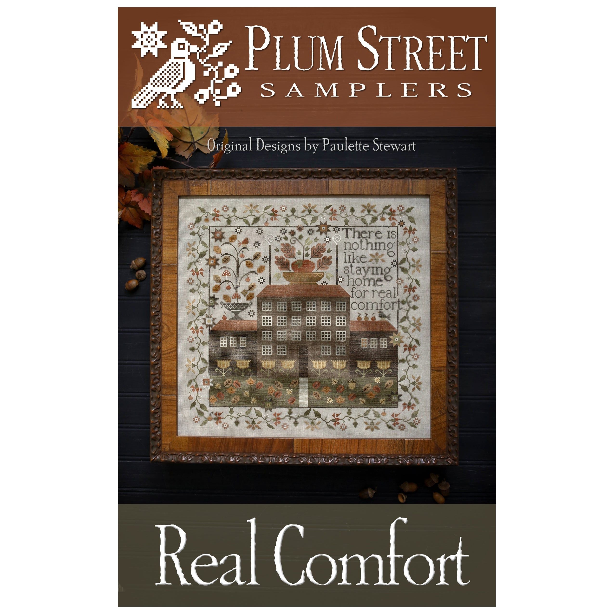 Plum Street Samplers | Real Comfort – Hobby House Needleworks