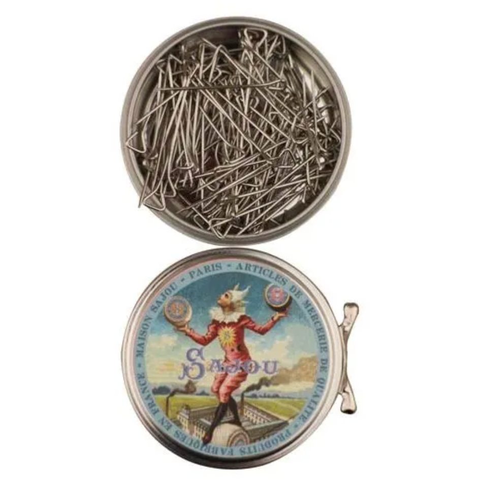Sajou Sewing pins - Triangular - Tightrope Metal Tin – Hobby House ...