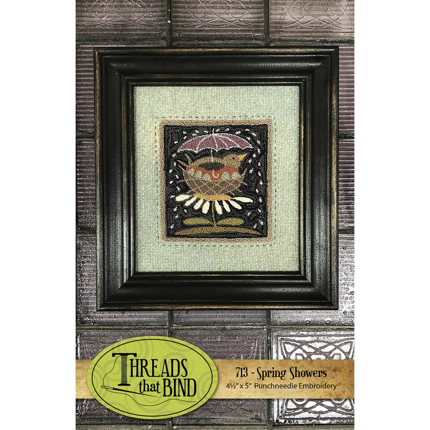 Threads That Bind ~ Spring Showers Punch Needle Pattern – Hobby House ...