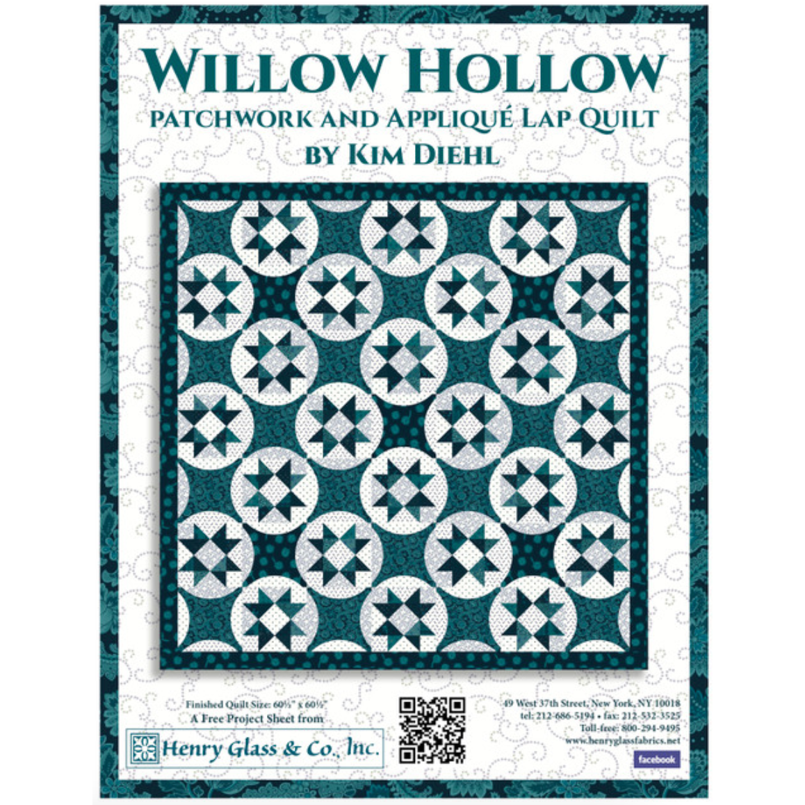 Willow Hollow Lap Quilt Free PDF Pattern – Hobby House Needleworks