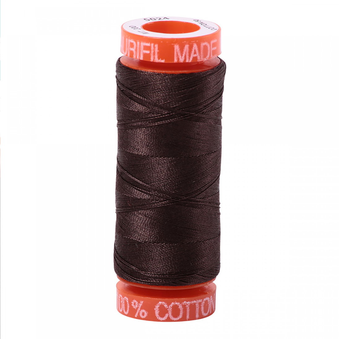 Aurifil ~ Mako Cotton Embroidery/Sewing Thread 50wt 220yds Dk Brown ...
