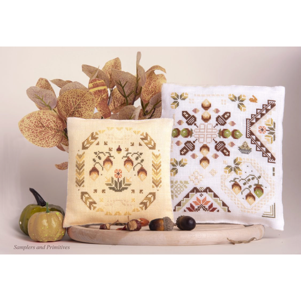 Samplers and Primitives | The Autumn Quakers – Hobby House Needleworks