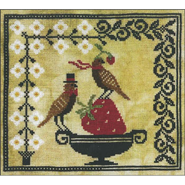 Artful Offerings ~ Posh Strawberry PIcnic Pattern – Hobby House Needleworks