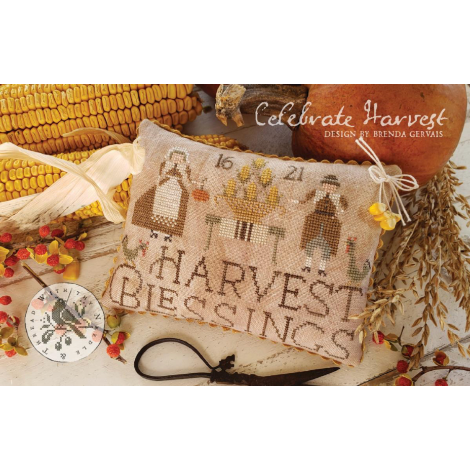 With Thy Needle & Thread ~ Celebrate Harvest Cross Stitch Pattern ...
