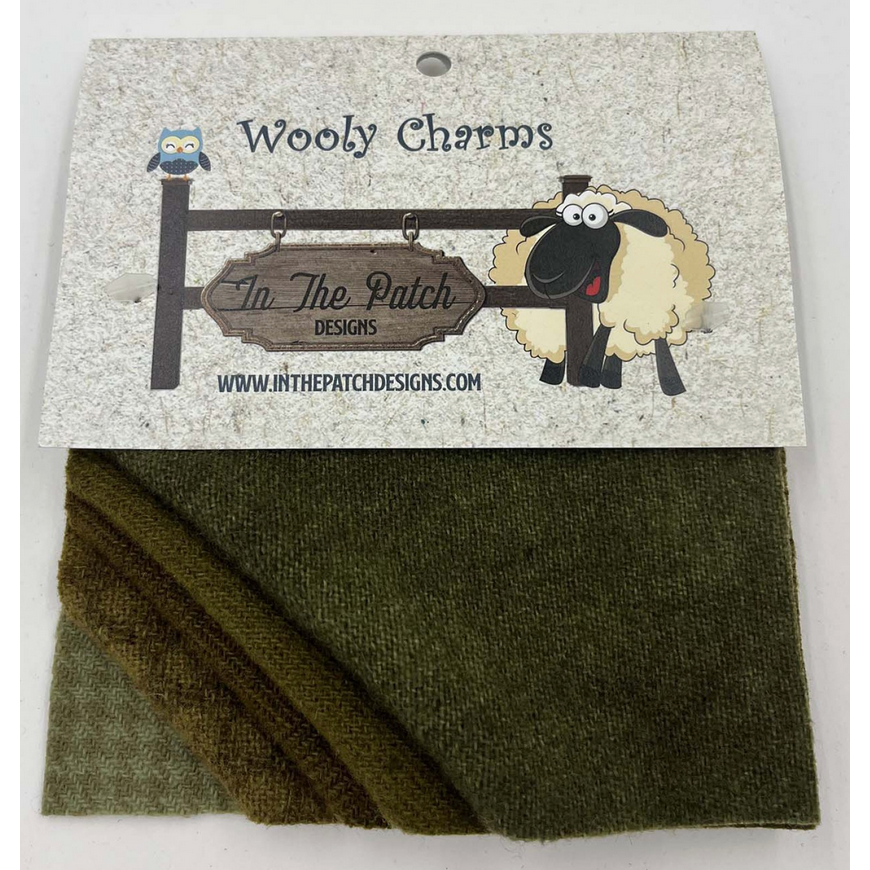 In The Patch Designs Wooly Charms ~ Olive – Hobby House Needleworks
