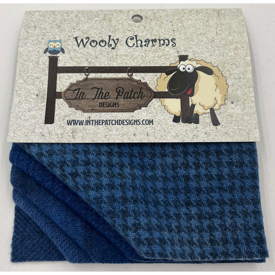 In The Patch Designs Wooly Charms ~ Prairie Blue – Hobby House Needleworks