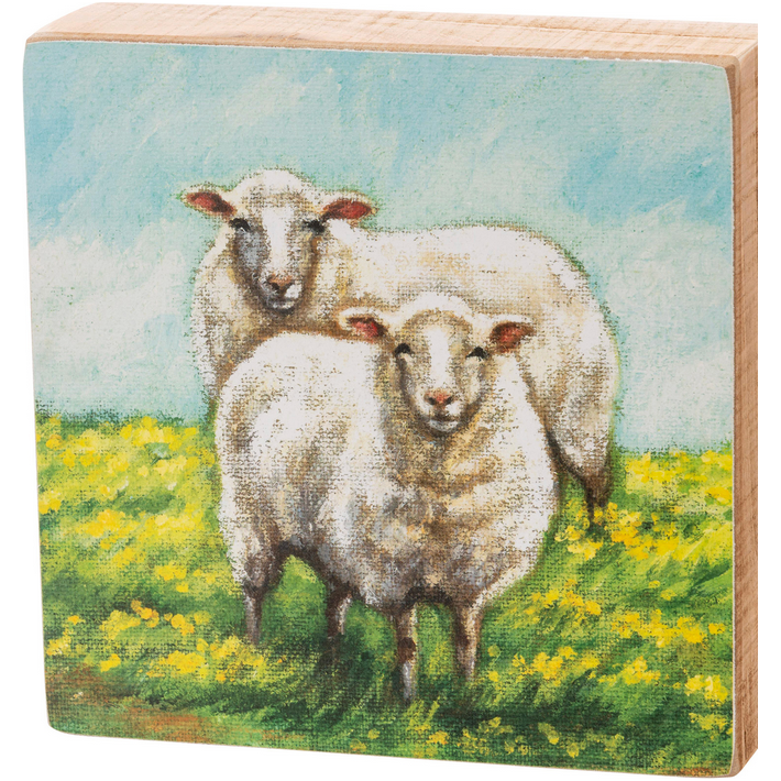Sheep Duo Box Sign – Hobby House Needleworks