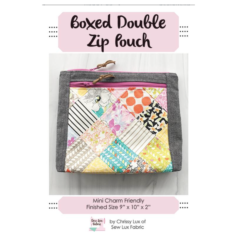 Sew Luxe ~ Boxed Double Zip Sewing Pattern – Hobby House Needleworks