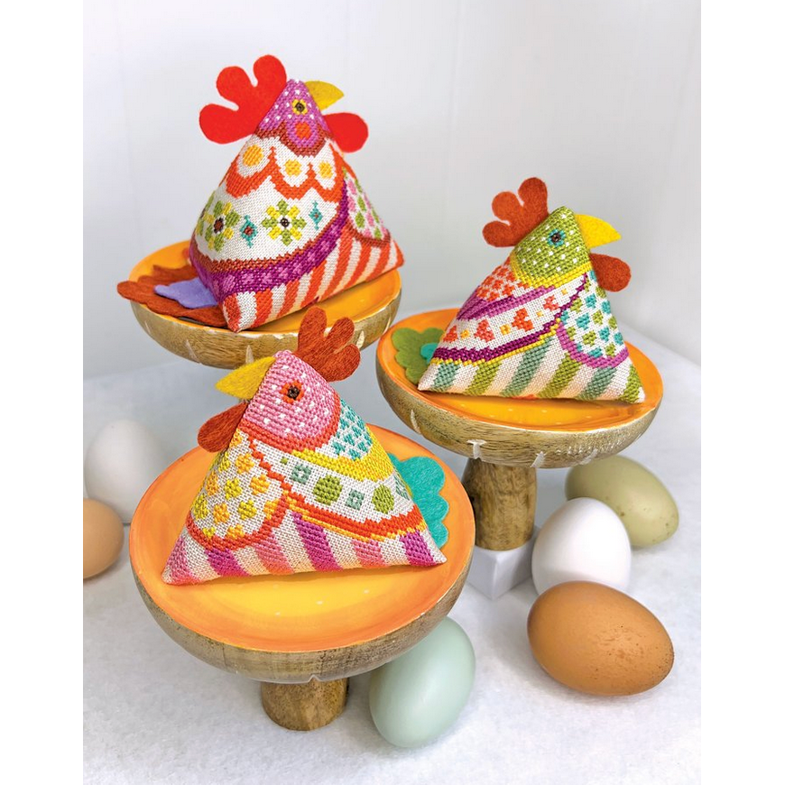 Satsuma Street | Funky Chickens Pattern – Hobby House Needleworks