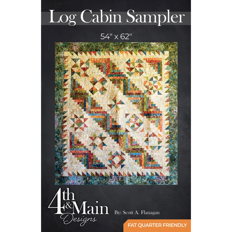 4th & Main Designs | Log Cabin Sampler – Hobby House Needleworks