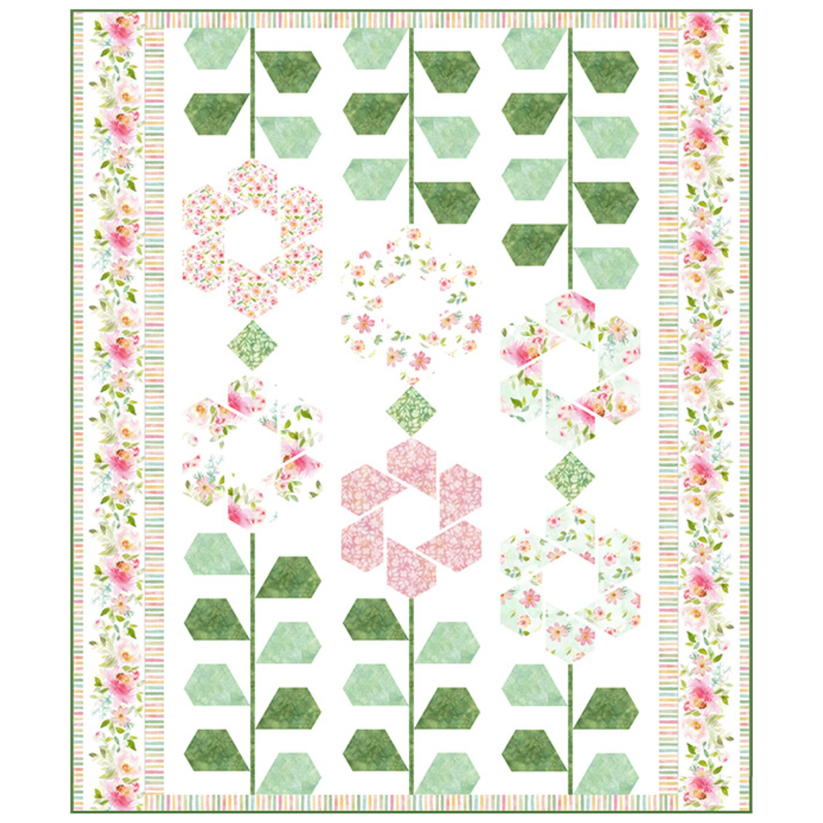 QuiltFOX Designs ~ Hanging Gardens Quilt Pattern and/or Kit – Hobby ...