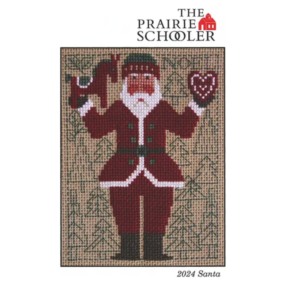 Prairie Schooler ~ 2024 Santa Pattern – Hobby House Needleworks
