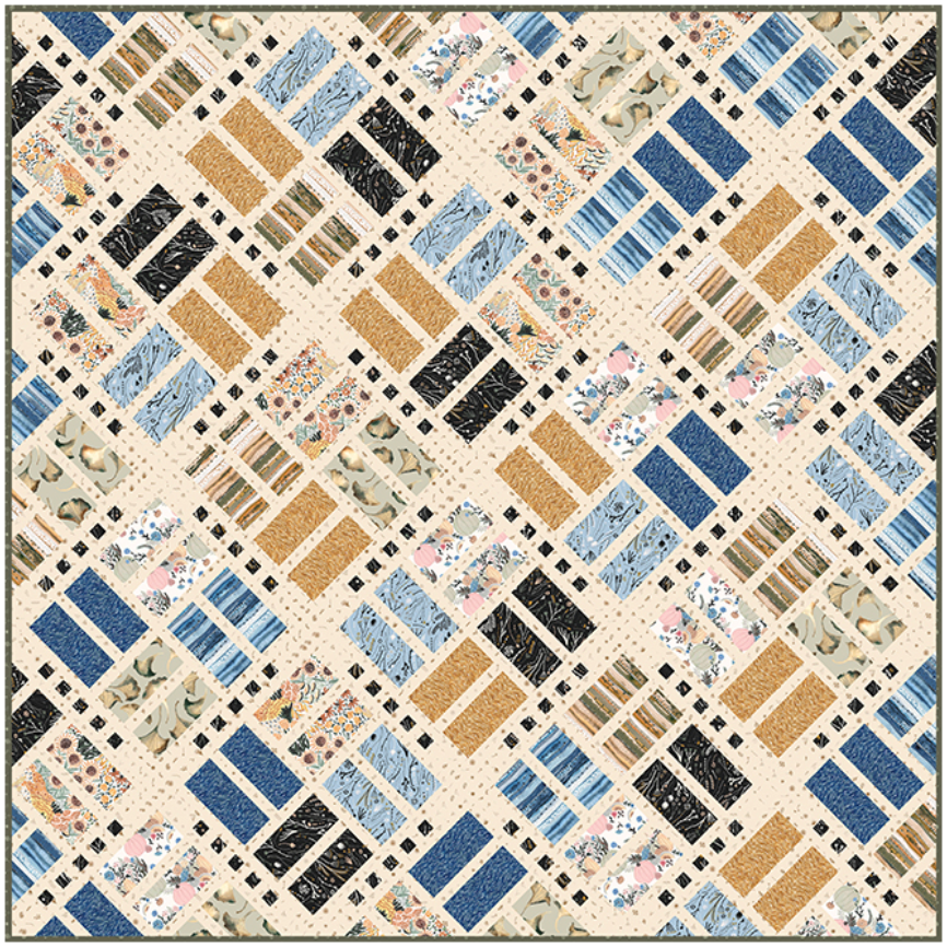 Running Stitch Quilts ~ Weaver's Cottage Quilt Pattern – Hobby House ...