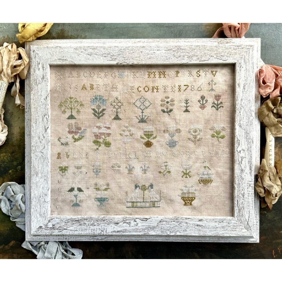 Kathy Barrick | Elisabeth LeConte 1786 Sampler – Hobby House Needleworks