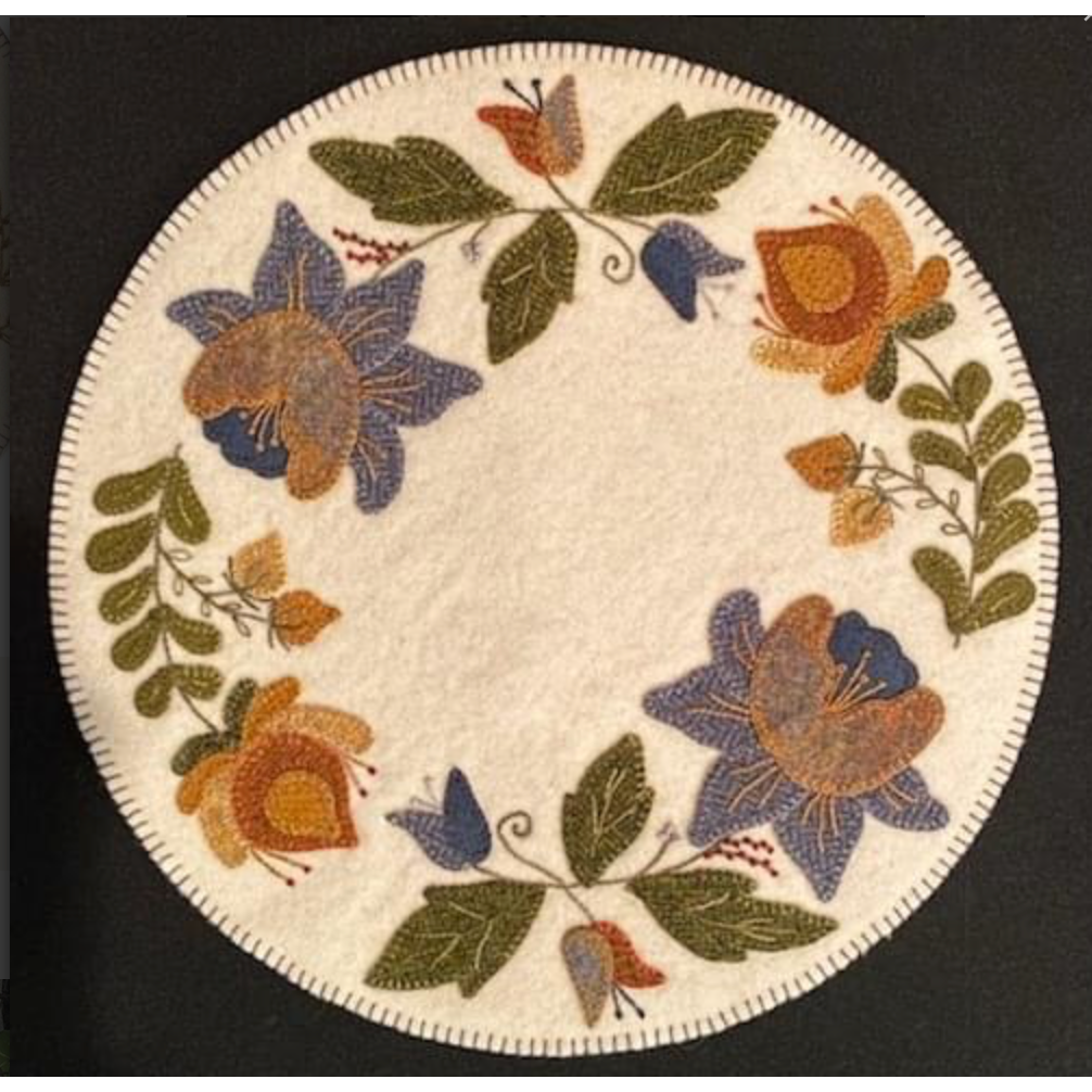 Karen Yaffe Designs ~ A Touch of Summer Wool Applique Pattern or Kit ...