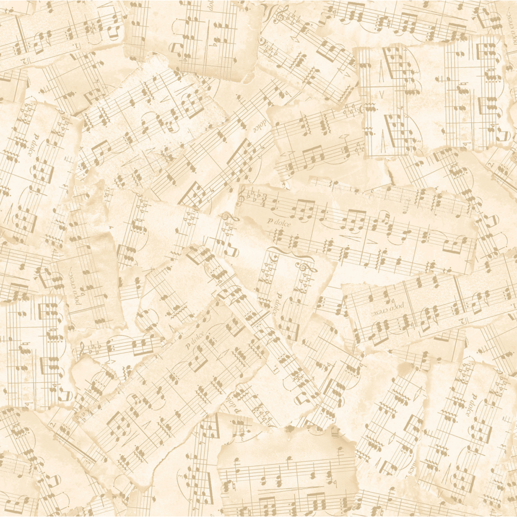 Scarecrow's Song ~ Cream Music Notes ~ R590989D-CREAM – Hobby House ...