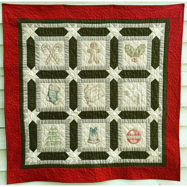 Gentle Thread Needle Art Designs ~ Christmas Sampler Quilt Pattern ...