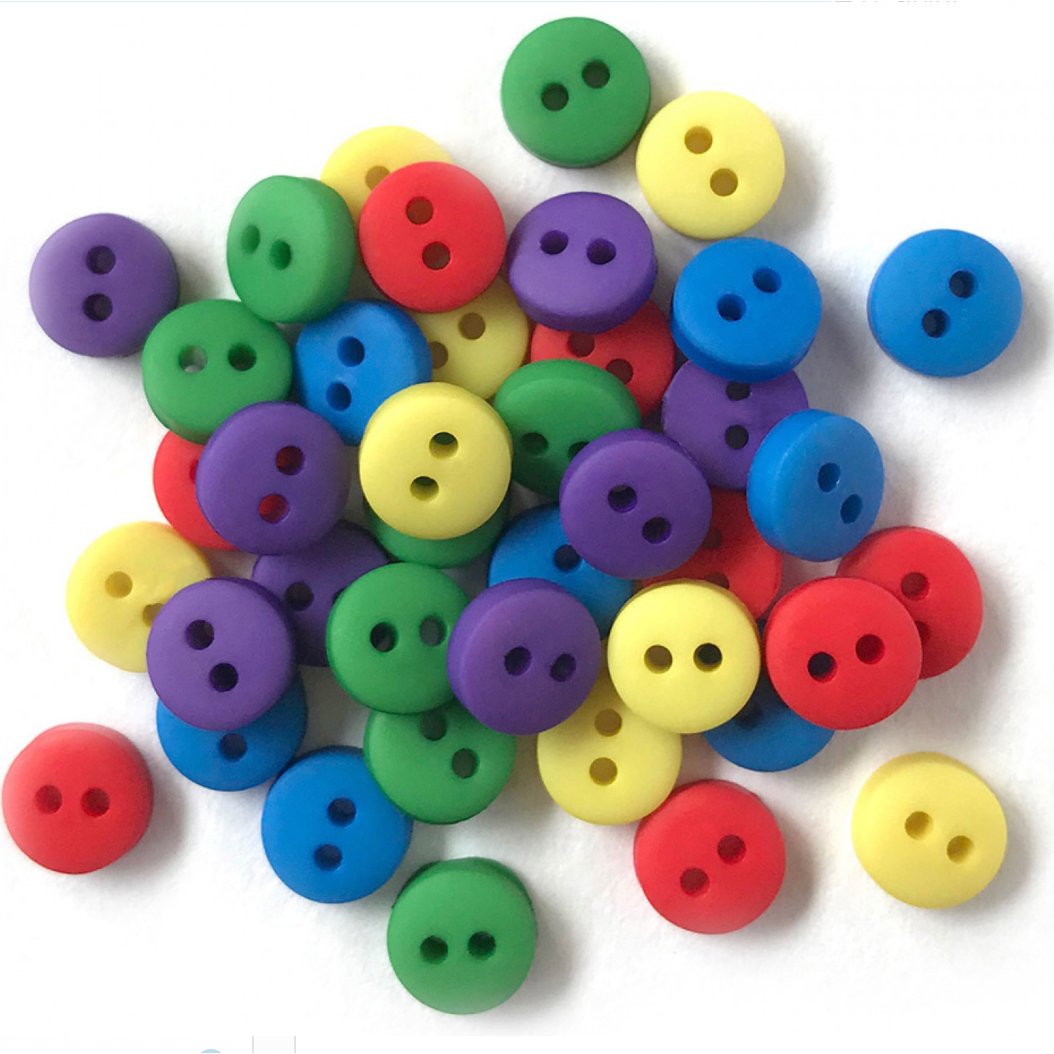 Tiny Round Primary Buttons – Hobby House Needleworks