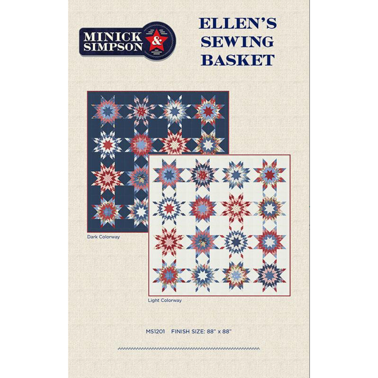 Minick & Simpson ~ Ellen's Sewing Basket Quilt Pattern – Hobby House ...