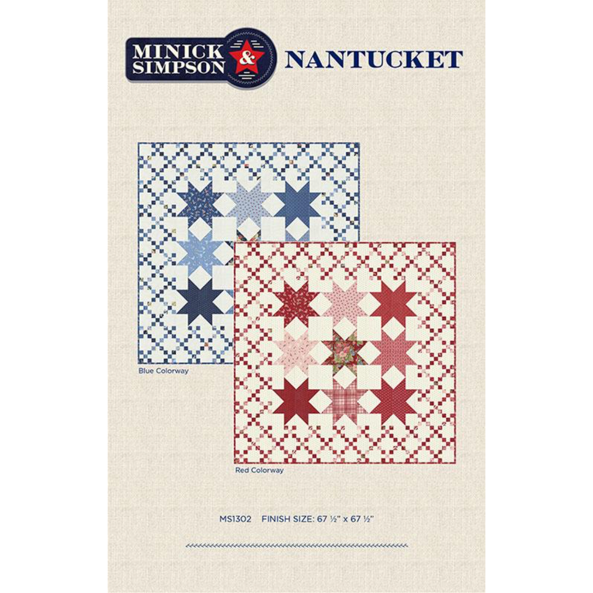 Minick & Simpson ~ Nantucket Quilt Pattern – Hobby House Needleworks