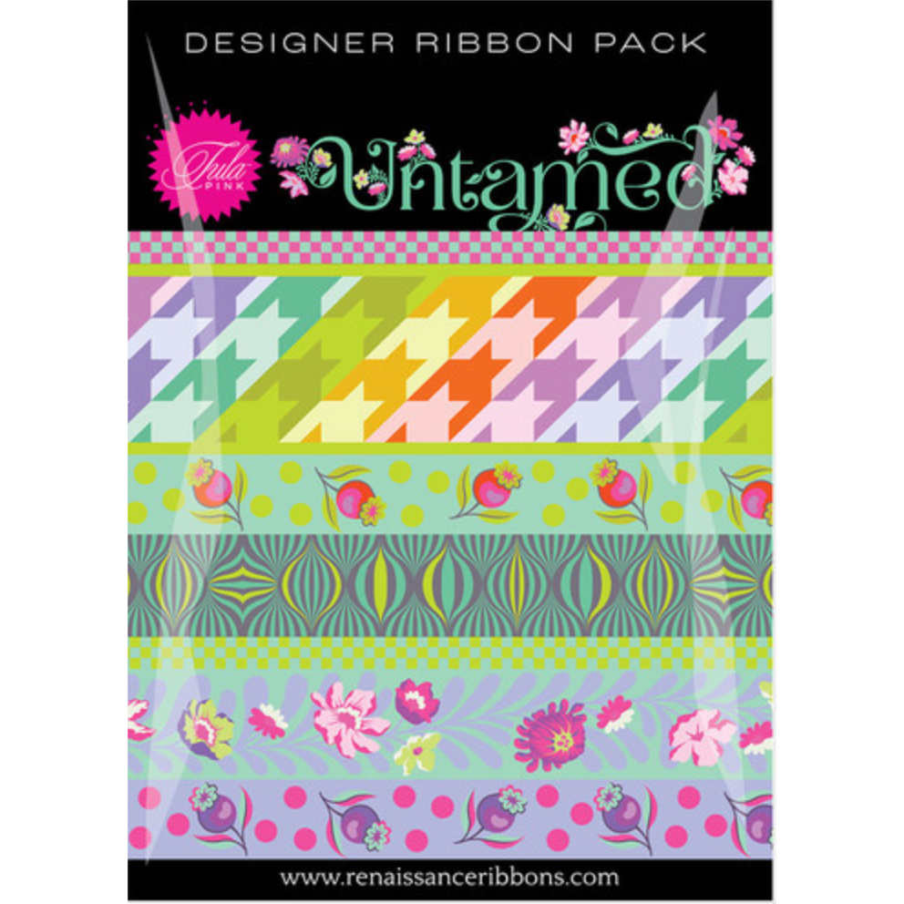 Tula Pink Renaissance Ribbon | Untamed Designer Pack - Moonbeam – Hobby ...