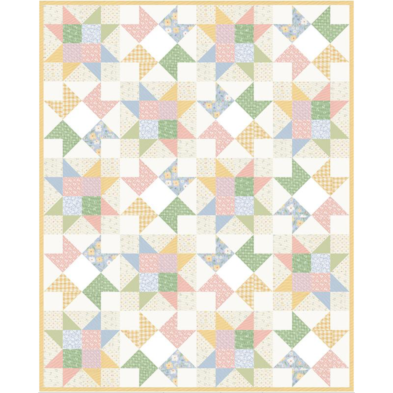 Splendid Speck ~ Sunny Quilt Pattern – Hobby House Needleworks