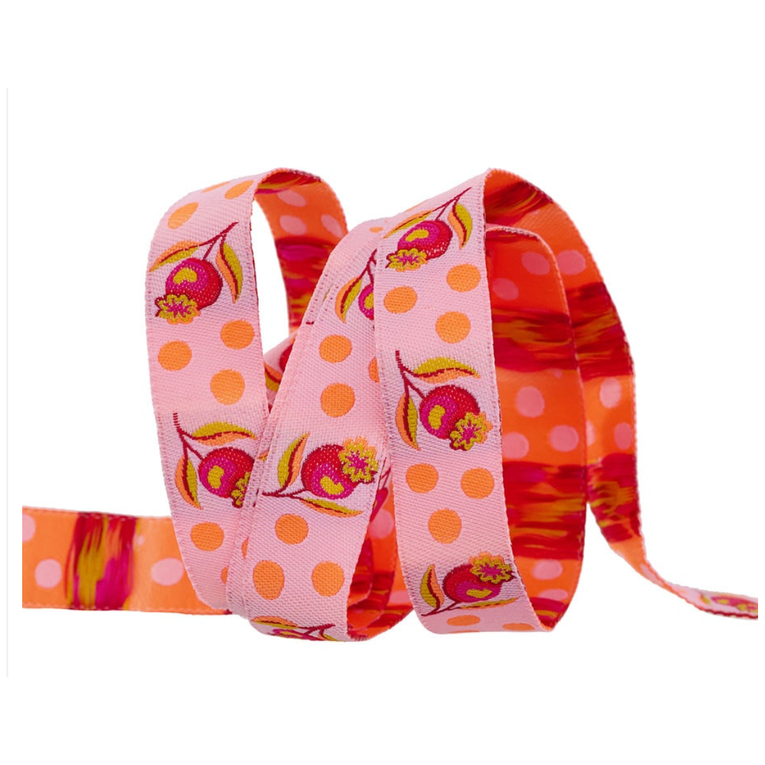 Tula Pink 5/8" Wide Renaissance Ribbon ~ Impending Bloom - Lunar ...