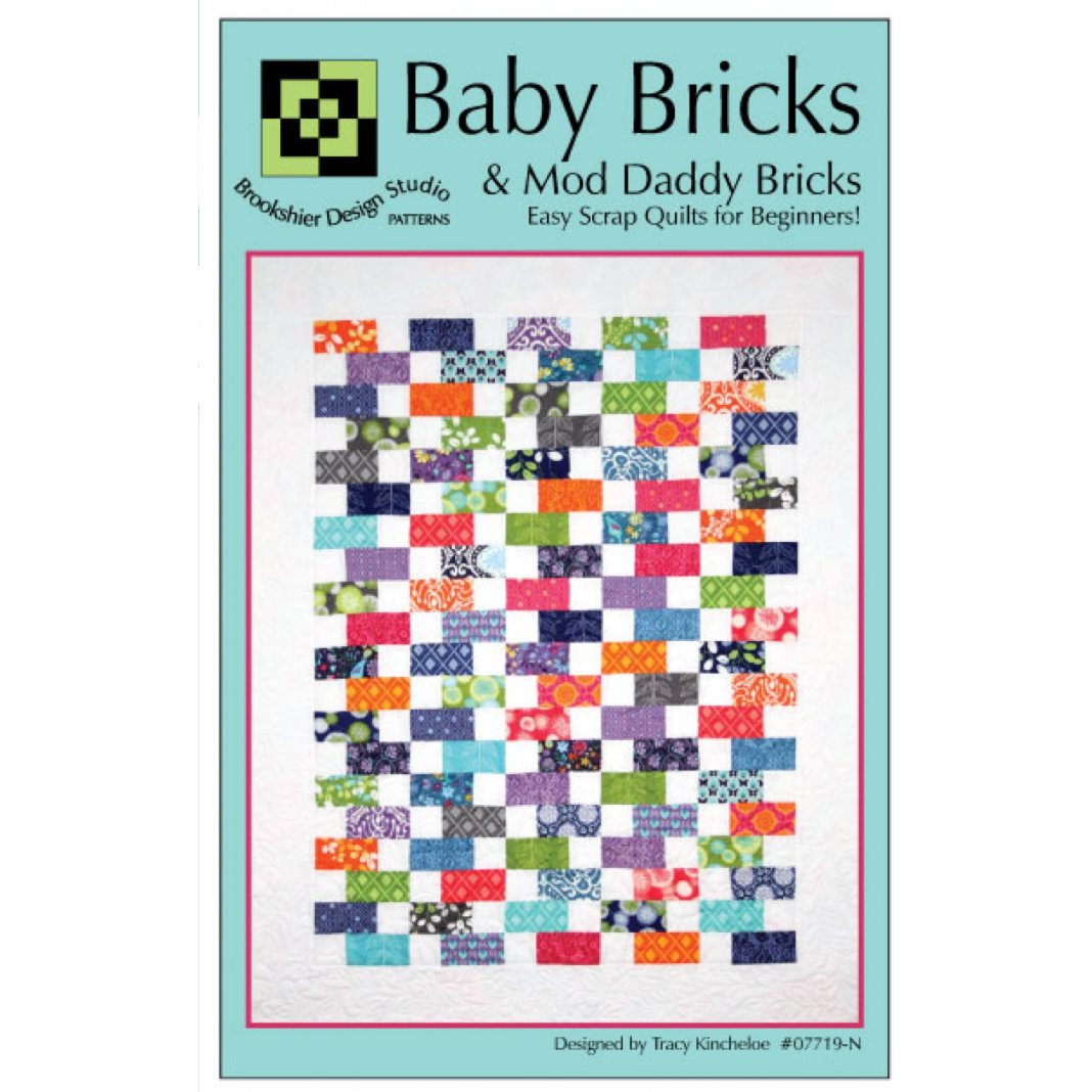 Brookshiere Design Studio ~ Baby Bricks & Mod Daddy Bricks Quilt Patte ...