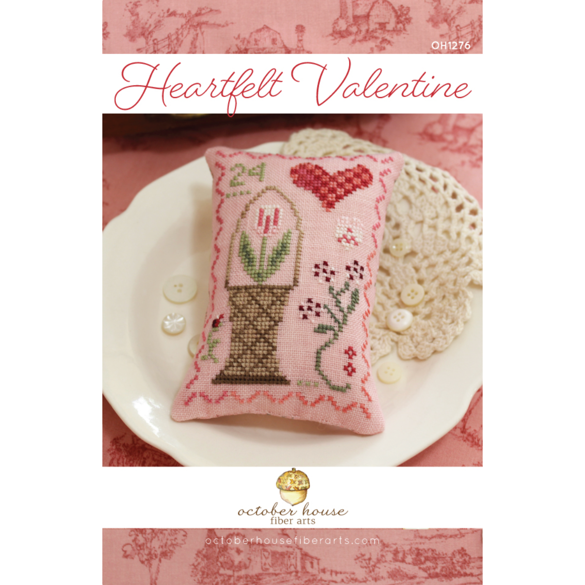 October House Fiber Arts Heartfelt Valentine Hobby House Needleworks