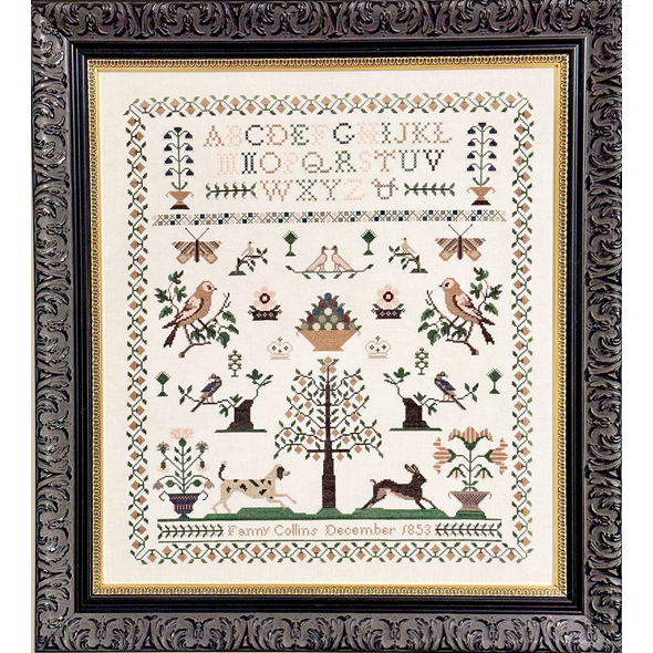 Fox and Rabbit | Fanny Collins 1853 Sampler & Pinwheel MARKET 2025 ...