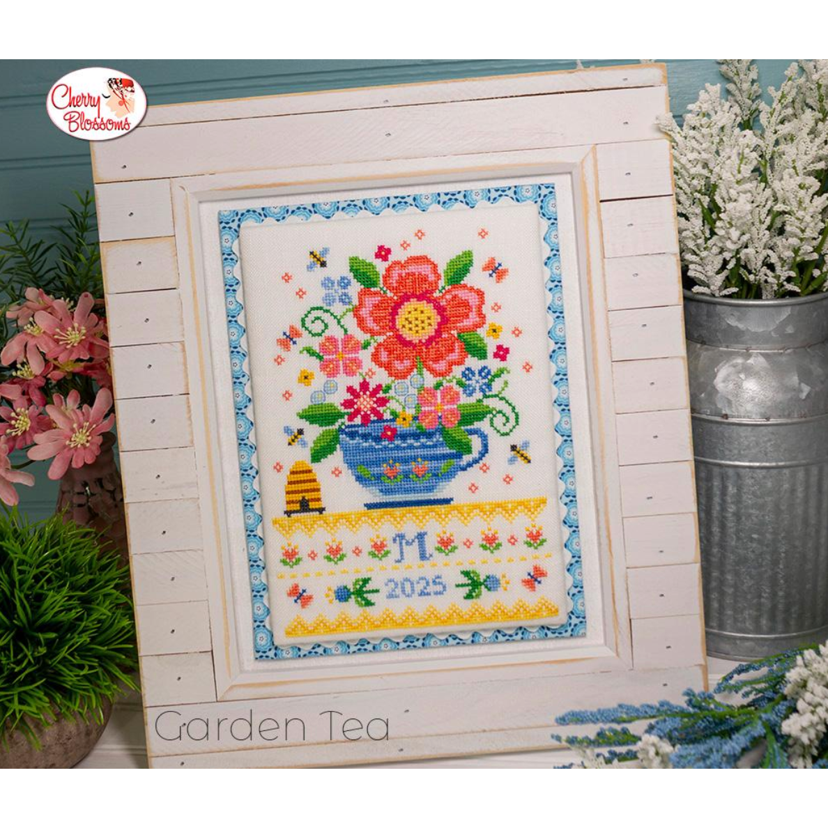 Cherry Blossoms | Garden Tea – Hobby House Needleworks