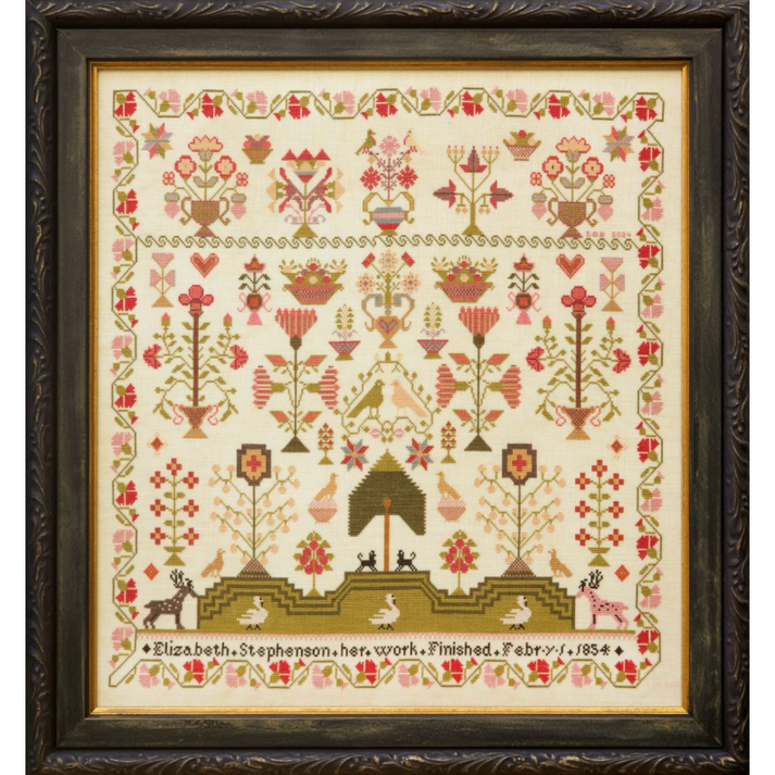 Hands Across The Sea Samplers | Elizabeth Stephenson 1854 the Queen of ...