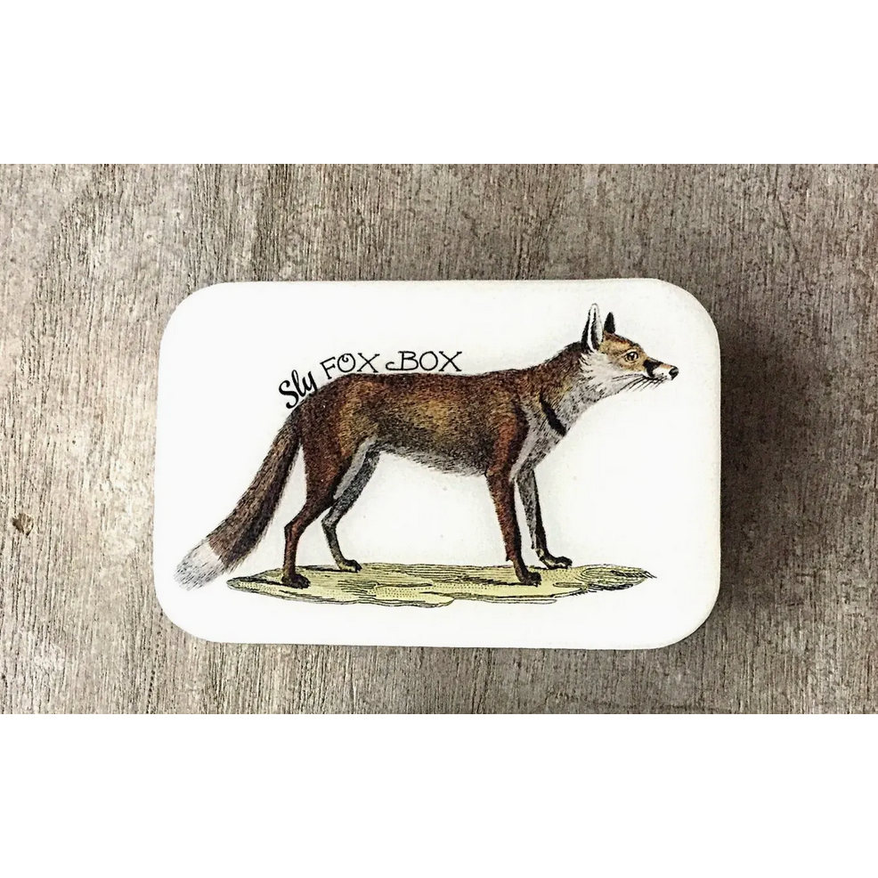 Tin Container with Magnet Large | Sly Fox – Hobby House Needleworks