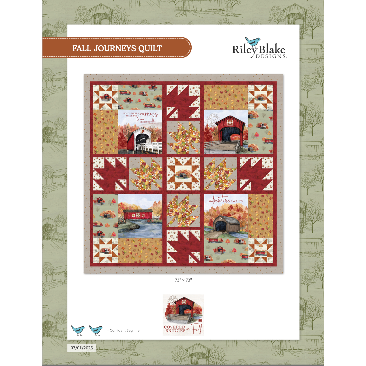 Covered Bridges in Fall ~ Fall Journeys Quilt Kit – Hobby House Needleworks