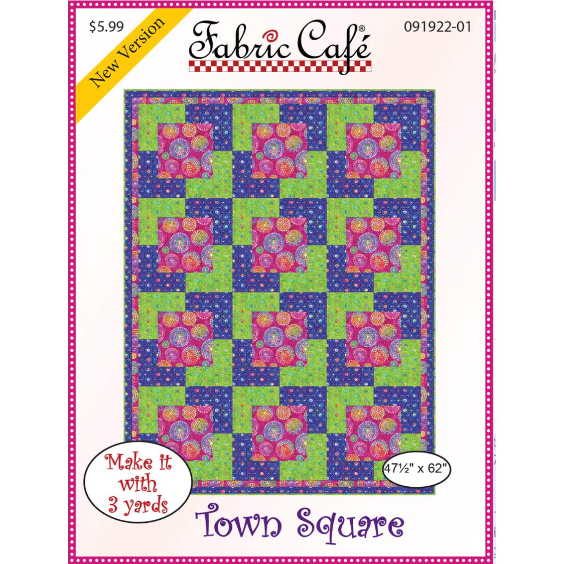 Fabric Cafe ~ Town Square Quilt Pattern – Hobby House Needleworks