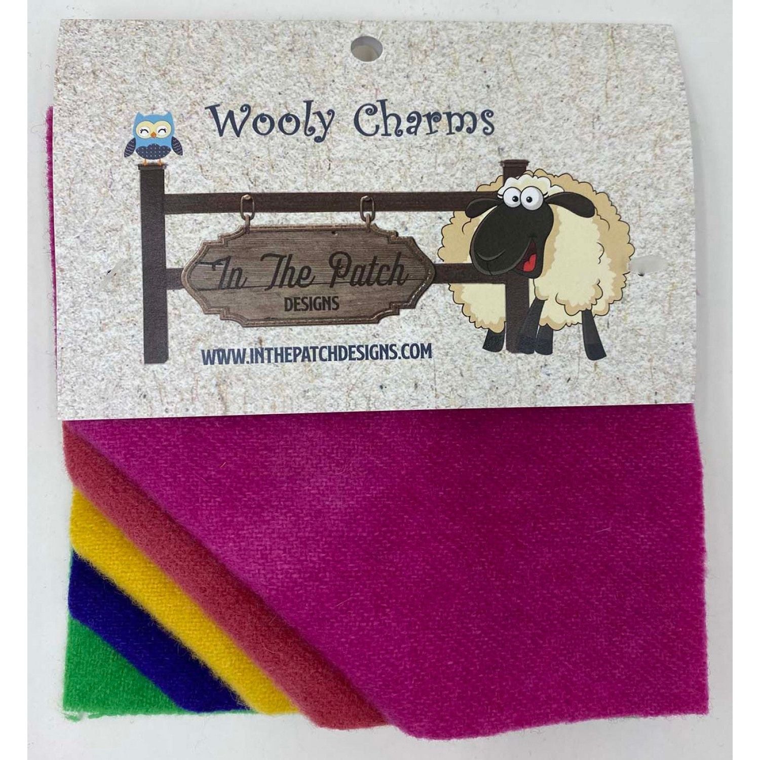 In The Patch Designs Wooly Charms ~ Flower – Hobby House Needleworks