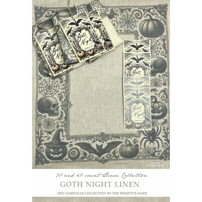 The Primitive Hare | Goth Night Linen – Hobby House Needleworks