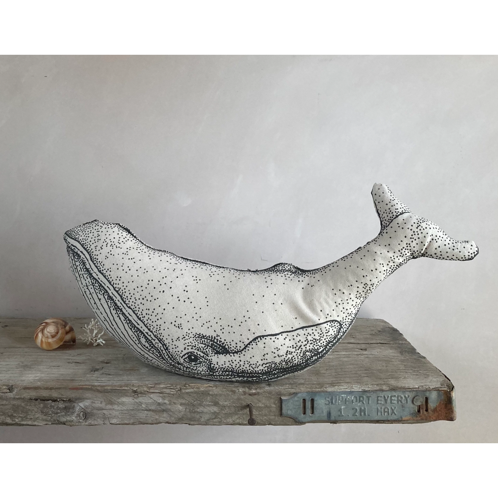Quirk and Whimsey | Cut & Sew Tea Towel - Whale – Hobby House Needleworks